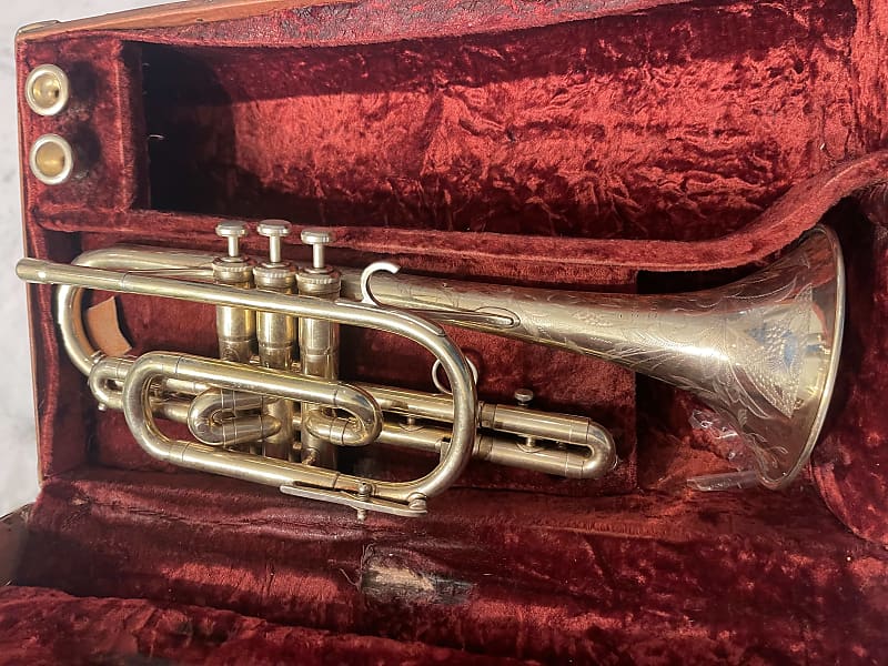 Martin Committee 1949 - Gold Plated Cornet | Reverb
