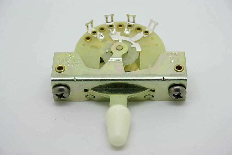 CRL 5-WAY PICKUP SELECTOR SWITCH WITH WHITE TIP KNOB | Reverb