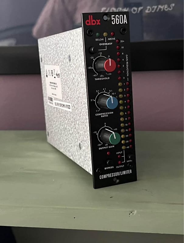 dbx 560a 500 Series Compressor/Limiter (Burr Brown Mod) 2010s | Reverb