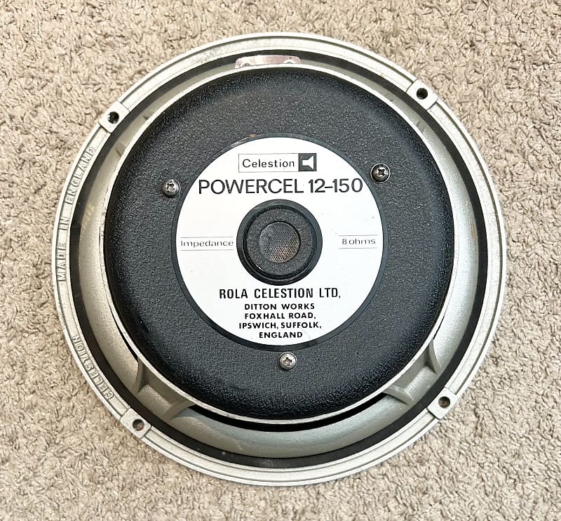 Celestion Powercel 12-150 speaker! Vintage 8-ohms. | Reverb