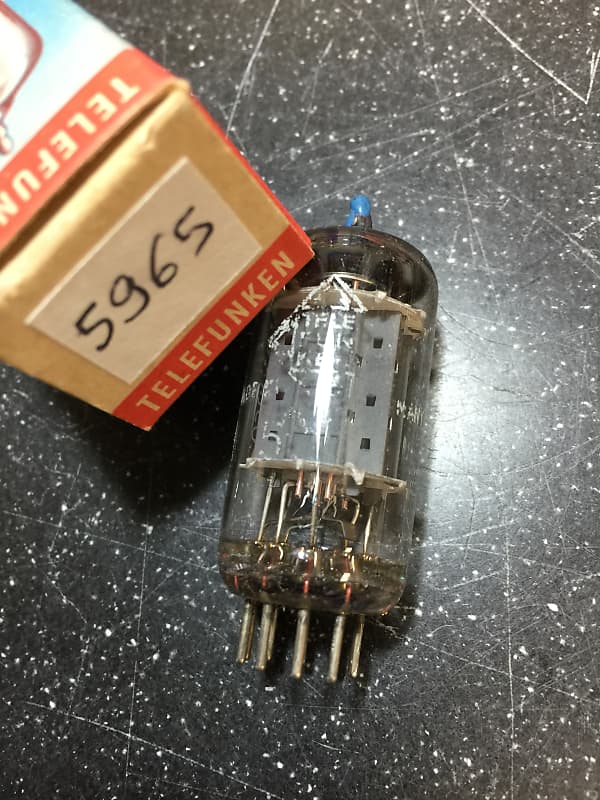 Telefunken 5965 / 12AT7 1960 Blue Tip Mark | Reverb