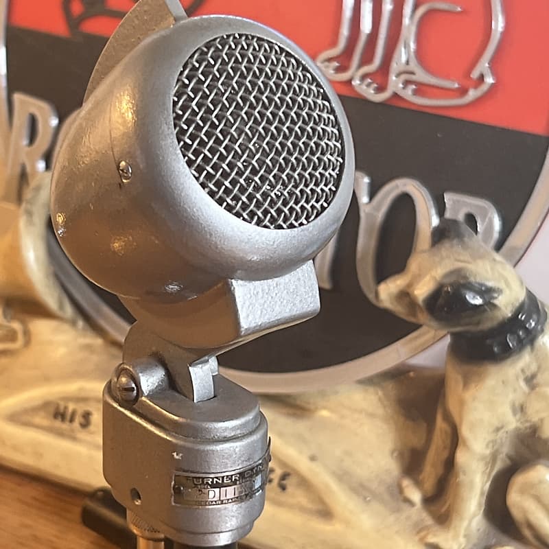 VINTAGE 40's TURNER 22D DYNAMIC MICROPHONE - working strong | Reverb