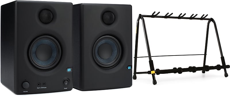 PreSonus Eris E3.5 3.5-inch Powered Studio Monitors Bundle | Reverb
