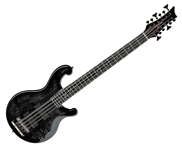 Dean Guitars Rhapsody 12-String Bass Trans Black | Reverb