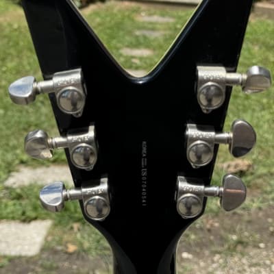 2007 Dean 30th Anniversary ML W/OHSC Transparent Black Flame | Reverb