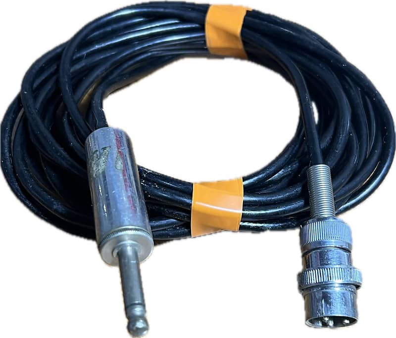 Amphenol 3 pin male Amphenol to 1/4" male phono plug | Reverb