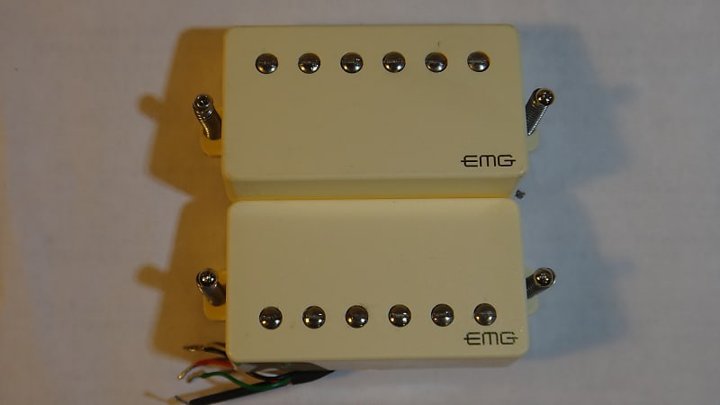 EMG Revelation REV Set passive humbuckers Ivory color | Reverb