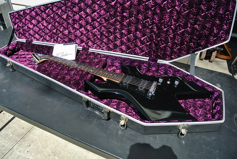 B.C. Rich Warlock bronze series with Coffin case 2010's Black | Reverb