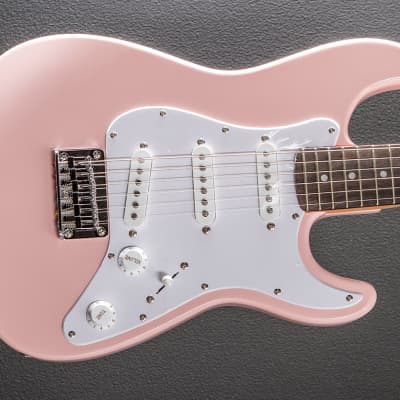 Squier Mini Strat - Shell Pink | Reverb