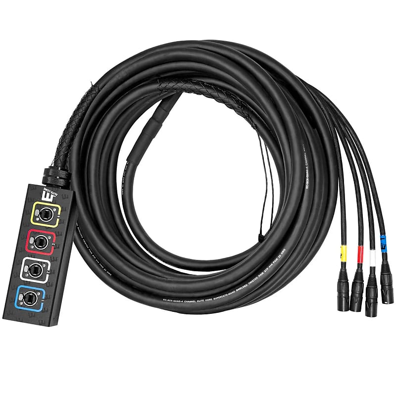 SUPERCAT6 4 Channel Quad RJ45 Shielded Tactical Ethernet | Reverb