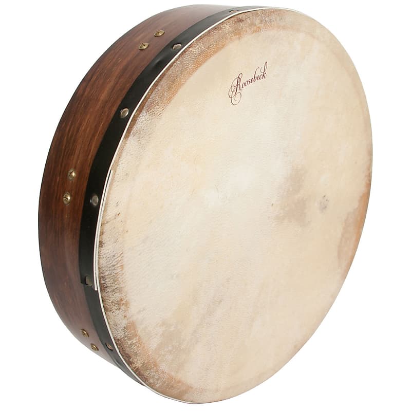 Roosebeck BDR4-2 Sheesham 14-Inch Bendir Tunable Goatskin | Reverb