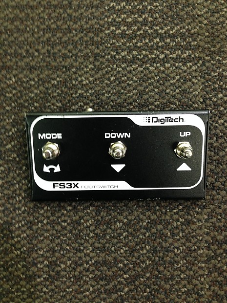 Digitech FS3X/FS3XV 3 Function Foot Switch Black | Reverb