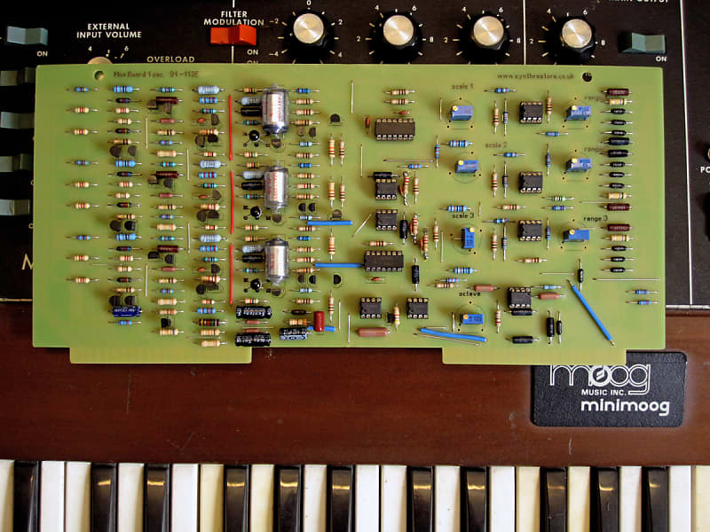 Moog Minimoog set of 4 new assembled circuit boards. | Reverb