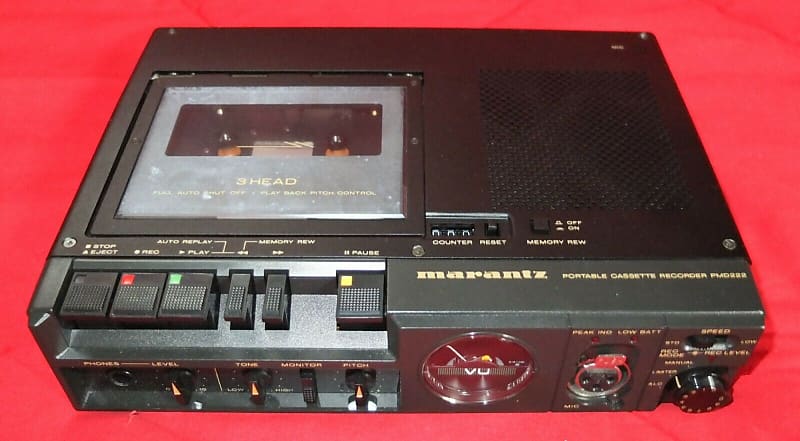 Marantz PMD222 Cassette Profesional 3 Head Metal Tape | Reverb