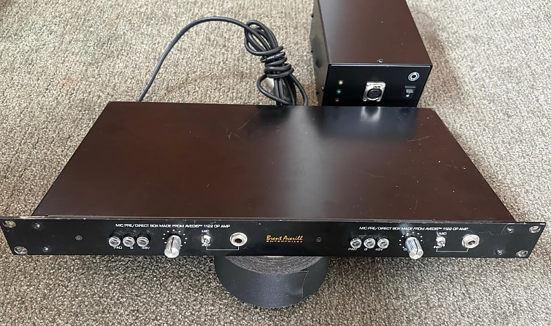 brent averill api 312adi stereo pair racked with psu | Reverb