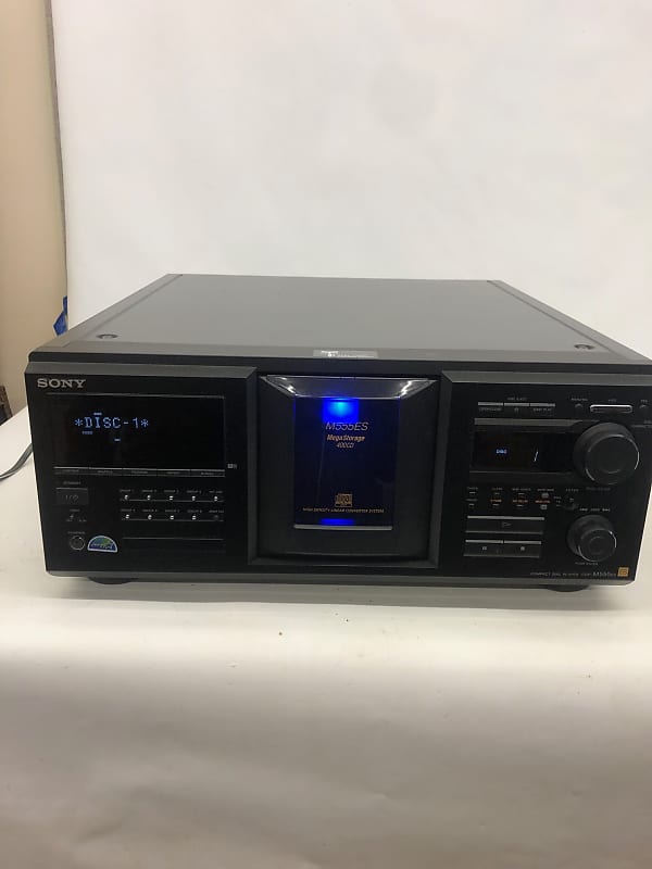 Sony M555ES MegaStorage CD Changer/Player Tested Works | Reverb