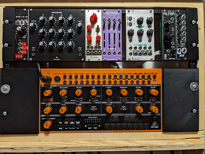 Behringer Crave Rackmount ears and 84 HP rack mount | Reverb