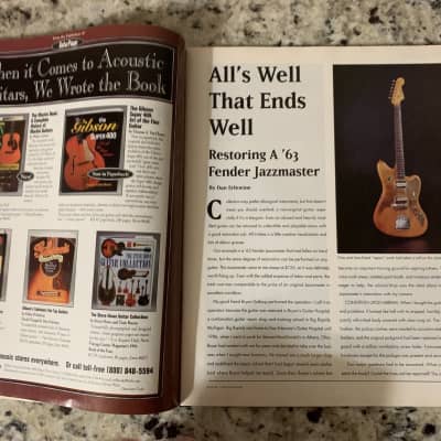 Vintage Gallery Magazine 1995 Jazzmaster 1968 Floral | Reverb