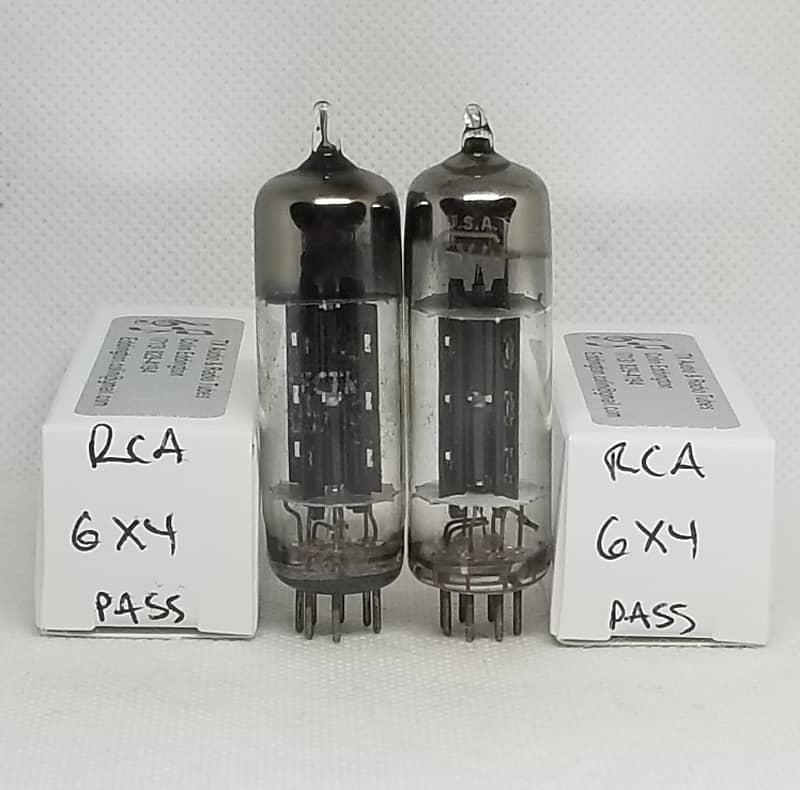 RCA 6X4 Matched Pair NOS Rectifier 6X4W EZ90 | Reverb