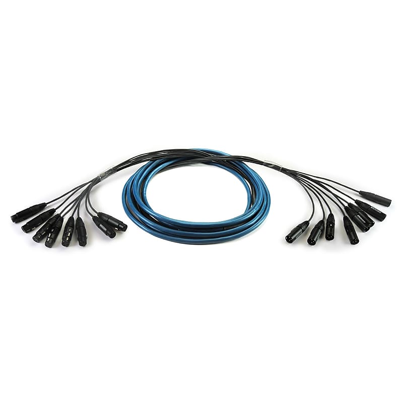 Whirlwind MT-8-F-M-25 Snake - Fan to Fan, 8 XLRF to 8 XLRM, | Reverb