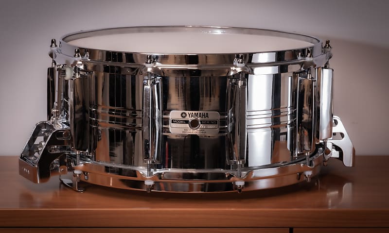 Yamaha SD-065MD 1979-80 14 x 6.5" Chrome Snare Drum Recording | Reverb