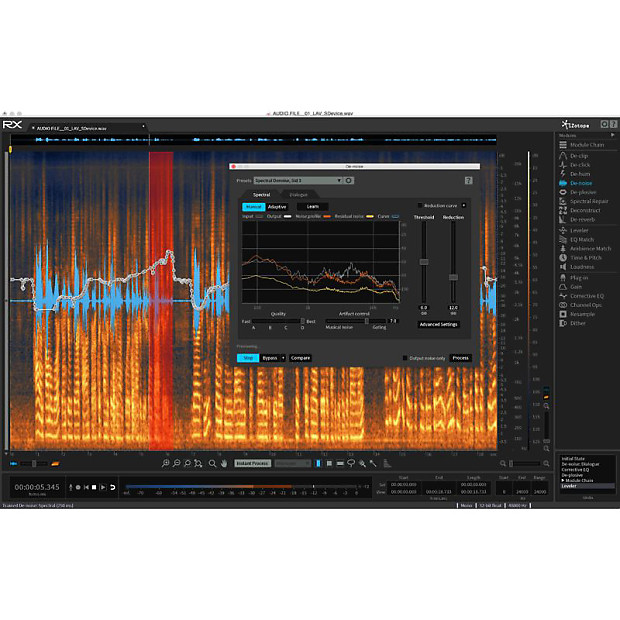 iZotope RX 5 Audio Editor Advanced Plugin | Reverb
