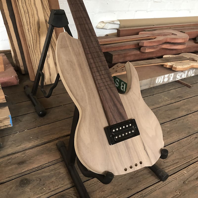 4 string bass guitar by JL -2023- Walnut/Swamp Ash | Reverb