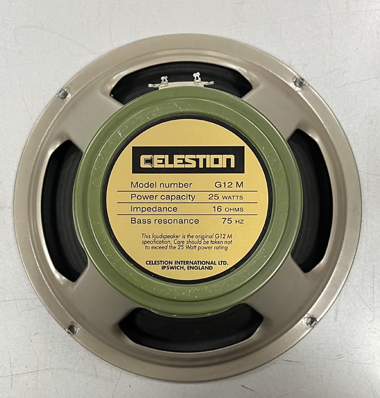 Celestion G12M 12 amplifier cone 16 Ohm UK | Reverb
