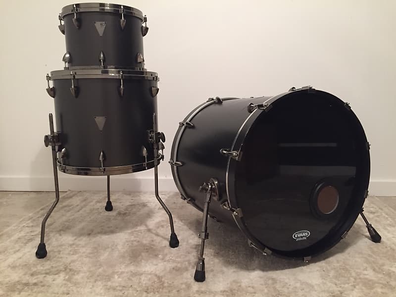 OCDP Venice 3pc Drumset Matte Black/ Gunmetal Grey **Read | Reverb