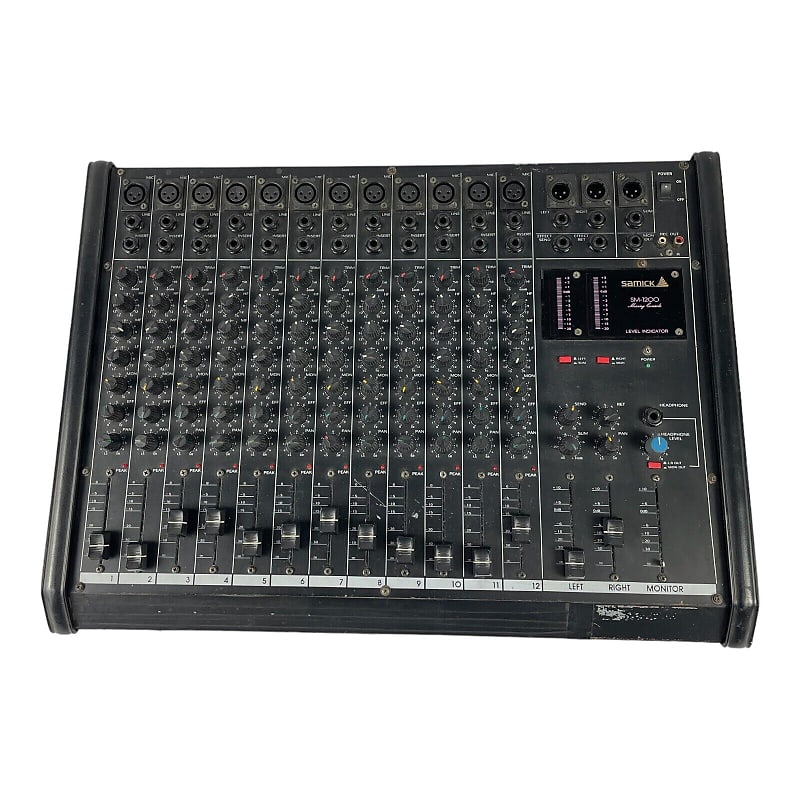 SAMICK SM-1200 12 CHANNEL MIXING DESK CONSOLE VINTAGE RETRO | Reverb
