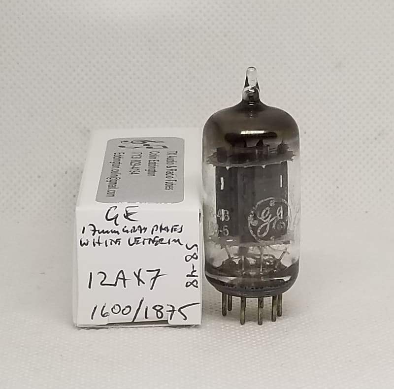 GE 12AX7 Long Gray Plate Single NOS ECC83 12AX7A | Reverb