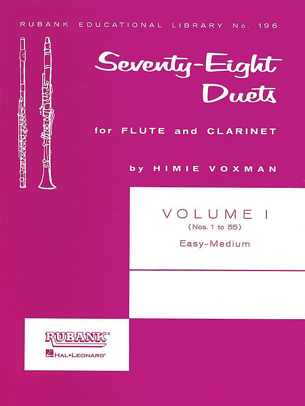 78 Duets For Flute And Clarinet Vol 1 | Reverb UK