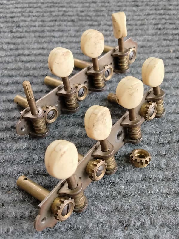 Waverly "Bell-End" Vintage Mandolin Tuners | Reverb