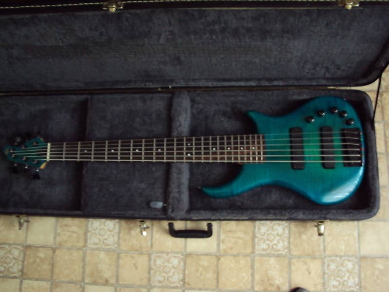 Pedulla Thunderbolt 6 string 1992 Emerald Green | Reverb