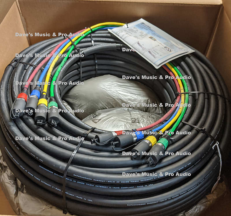 ProCo 300 ft DuraCat 4X 4 channel Ethernet Snake cat6 UTP w/ | Reverb