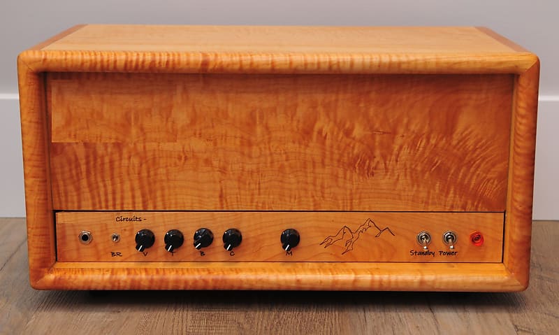 TW rocket amplifier head clone 2023 - flame maple! | Reverb