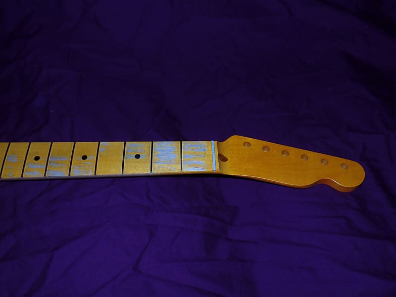 21 Medium Fret Relic 7.25 Radius C Vintage Telecaster | Reverb