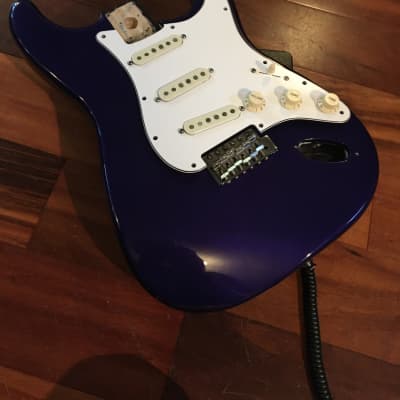 Fender Midnight Blue Purple Standard Strat Stratocaster Alder | Reverb