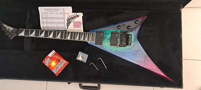 Jackson USA Custom Shop RR1 Eerie Dress Swirl 1992 | Reverb Finland