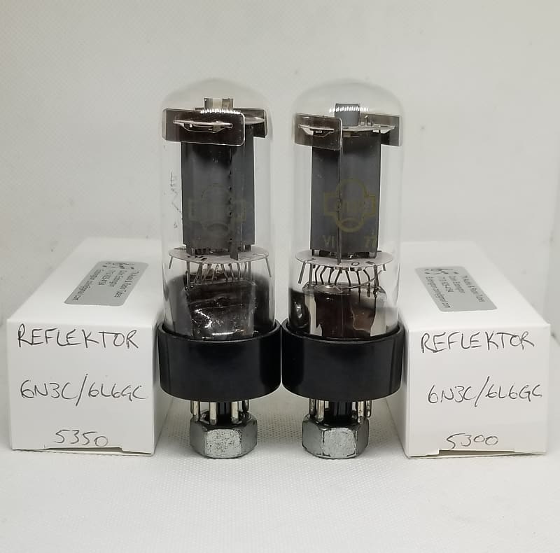 Reflector 6N3C/6L6GC Well Matched (0.9%) Pair NOS 6L6 | Reverb