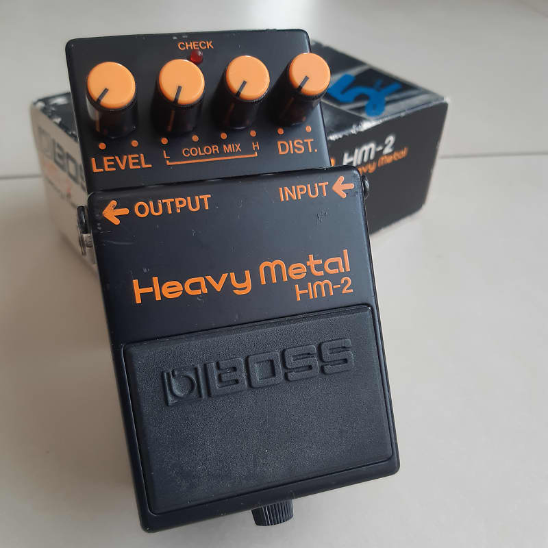 Boss HM-2 Heavy Metal Distortion Pedal Made in taiwan1988 | Reverb