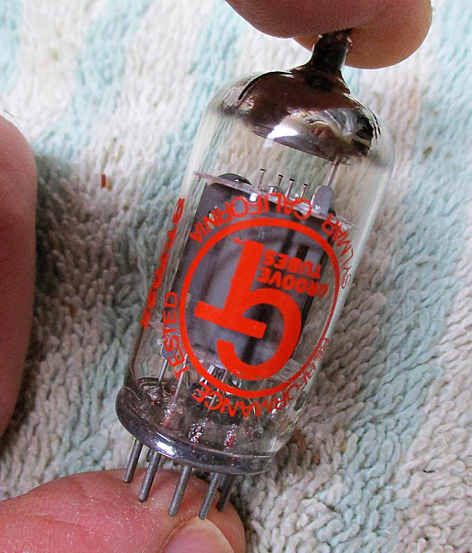 Ei Groove Tubes branded 7025 ECC83 12AX7 smooth plates ca. | Reverb