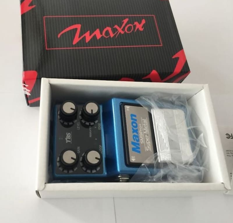 Maxon SM-9 Pro+ Super Metal Distortion pedal w/ Original box | Reverb
