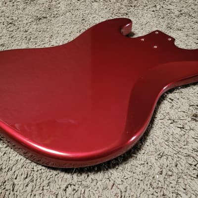 Relic ‘60s Style Jazz Bass Body - MJT - Candy Apple Red Nitro | Reverb