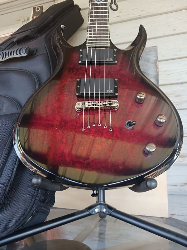 Schecter Devil Custom Red | Reverb