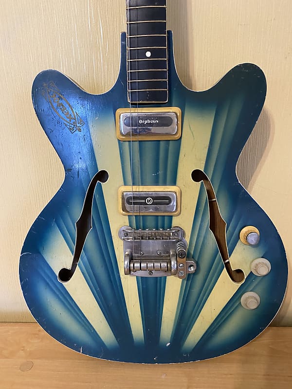 Orfeus Orpheus Hebros Electric Guitar Vintage 1970 | Reverb UK
