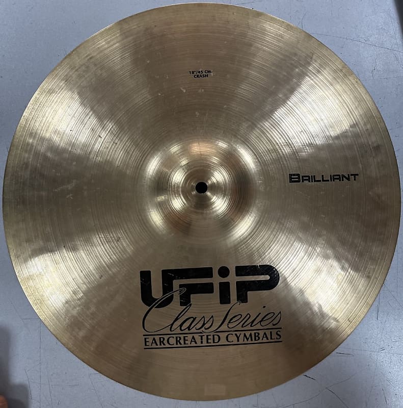 UFIP Class Series Brilliant Crash 18 18-inch Crash cymbal for | Reverb