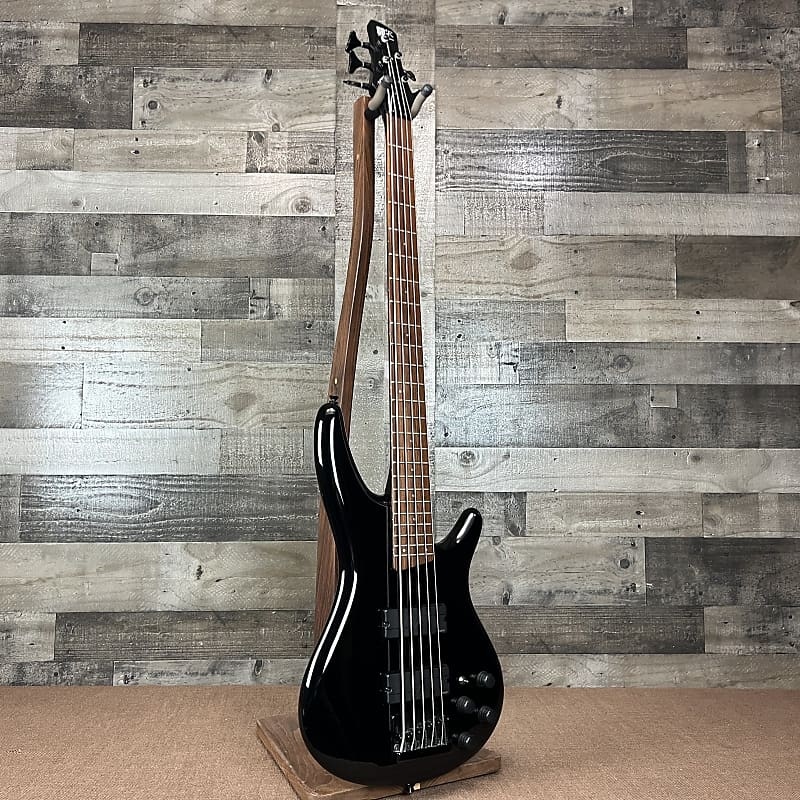 Ibanez SDGR 5-String Electric Bass (MIJ) - Black *Fishman | Reverb