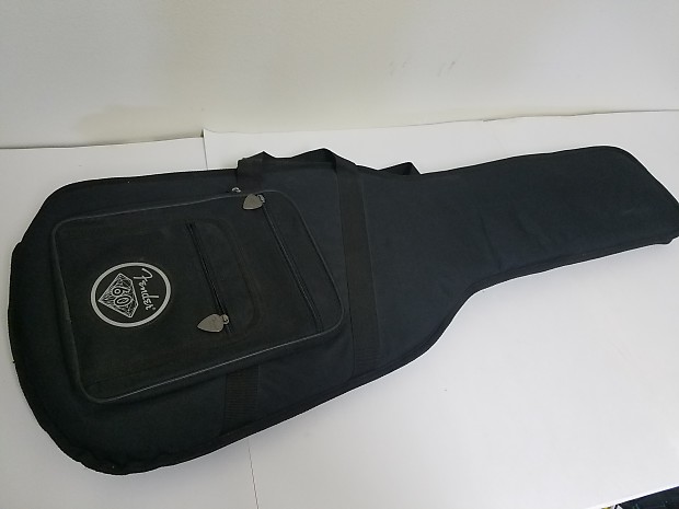Fender Soft Electric Guitar Case Gig Bag Black 60th | Reverb Canada