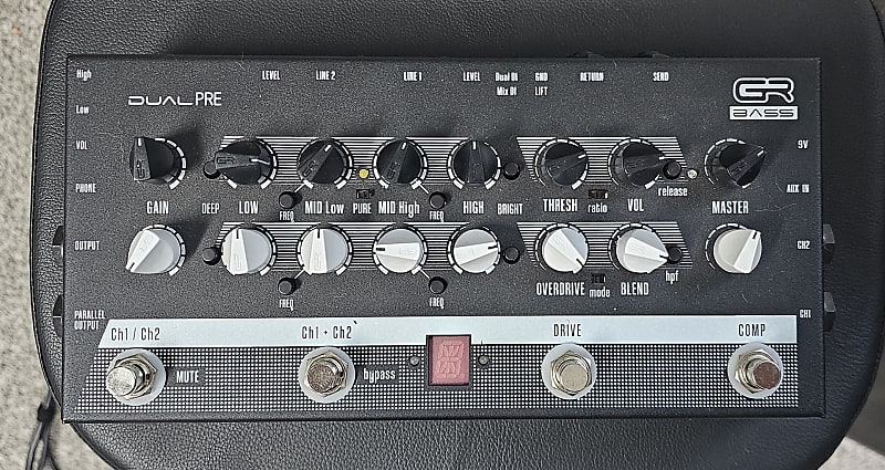 GR Bass DUAL Pre 2-Channel Preamp DI - 2022 - Black | Reverb